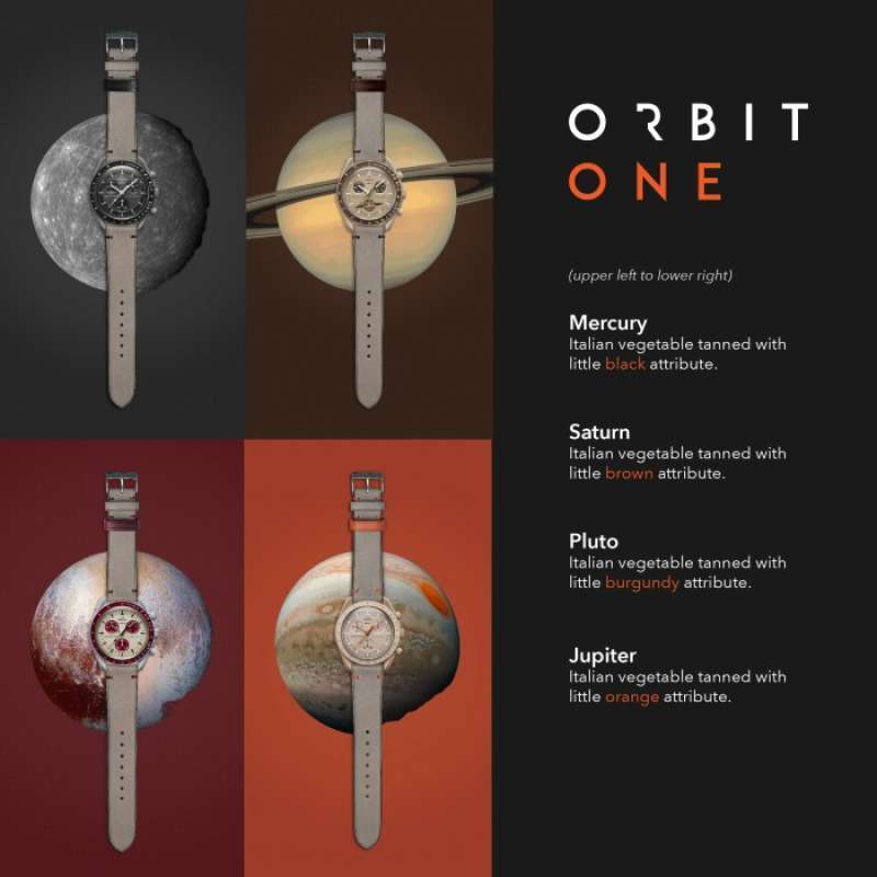 Promo Interstellar Project - Orbit One Handmade Leather Strap - Mercury ...
