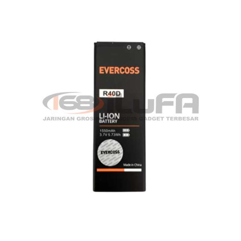Jual Evercoss Baterai Batre Battery Batrai R40d Evercoss - 1550mah ...