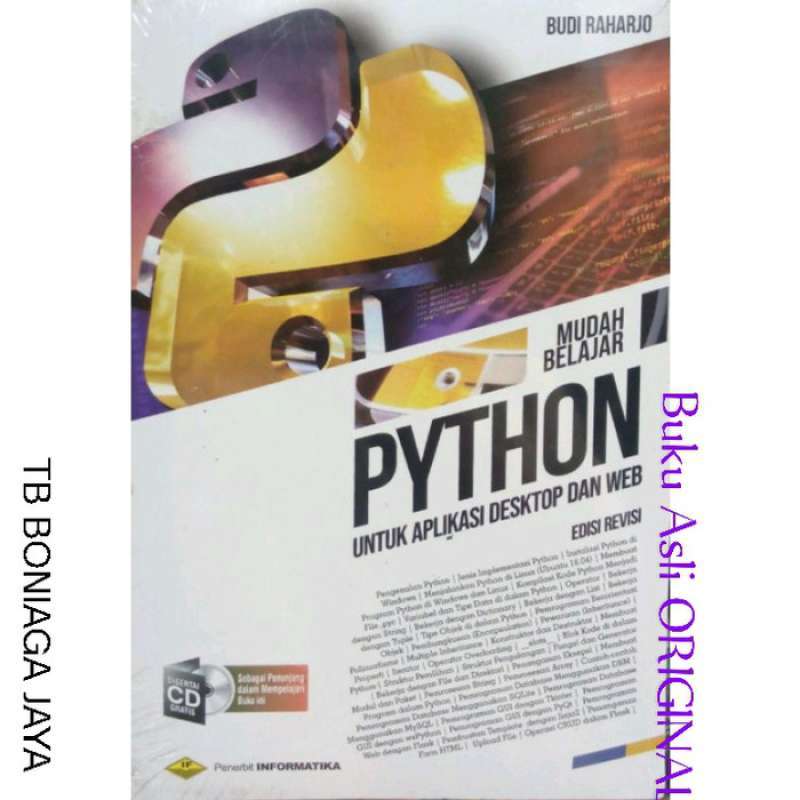 Promo Mudah Belajar Python Untuk Aplikasi Desktop Dan Web - Budi Raharjo Diskon 23% Di Seller ...