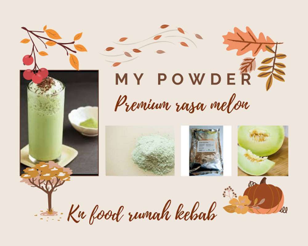 Promo Premium Powder Rasa Melon - Powder Premium Rasa Melon-1kg- Melon ...