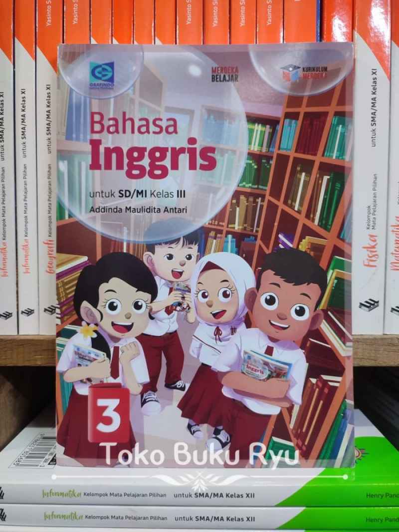 Promo Buku Bahasa Inggris Kelas 3 Sd/mi Kurikulum Merdeka Grafindo ...