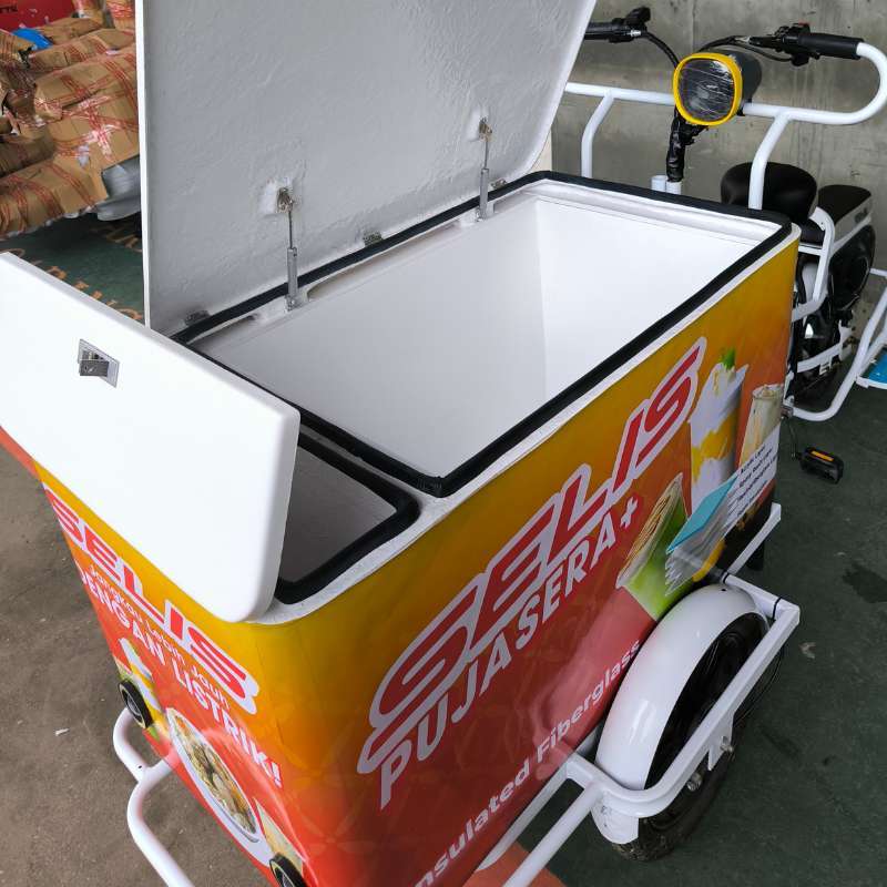 Jual Selis - Gerobak Sepeda Listrik Pujasera 1 Fiber / Gerobak Kopi ...