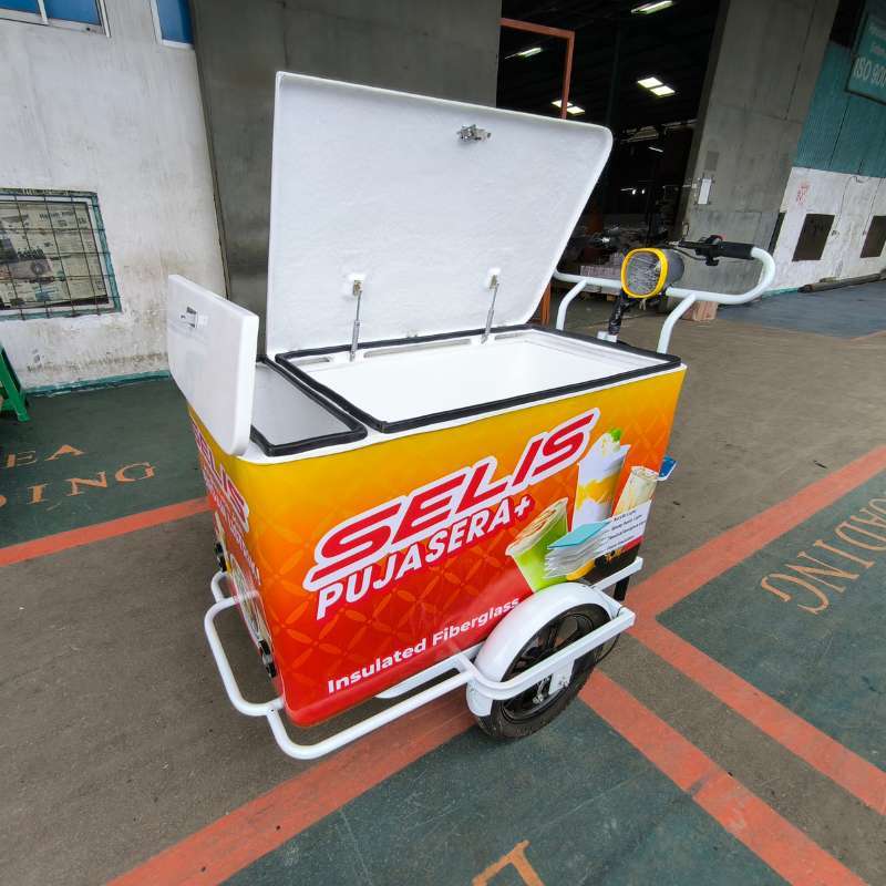 Jual Selis - Gerobak Sepeda Listrik Pujasera 1 Fiber / Gerobak Kopi ...