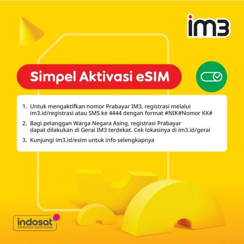 Jual Esim Perdana Im3 Prabayar Kuota Besar Di Seller Im3 - Kelapa ...