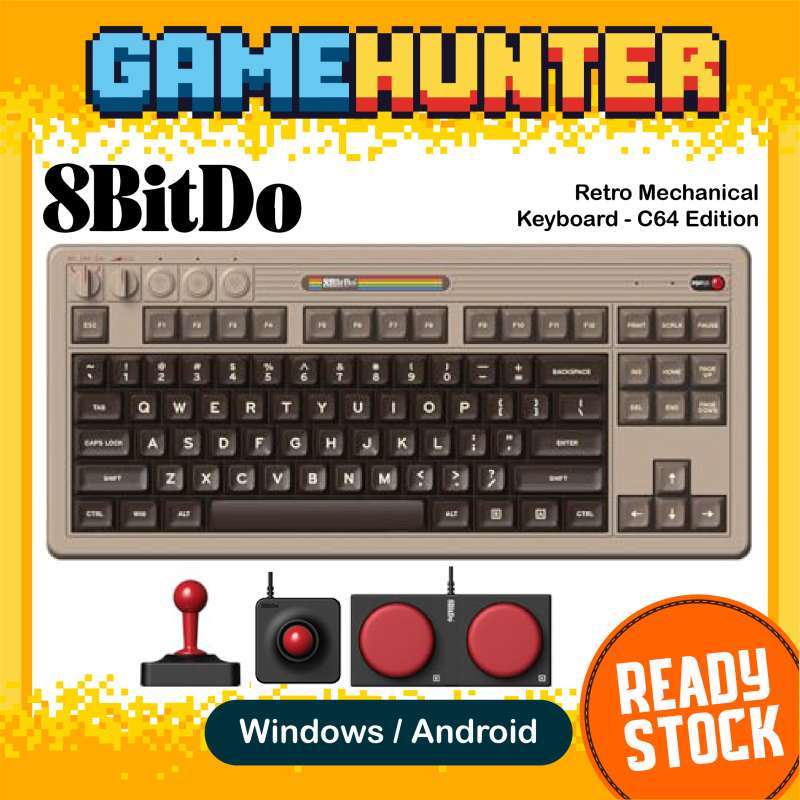 Jual 8bitdo Retro Mechanical Keyboard C64 Edition Di Seller Gamehunter ...