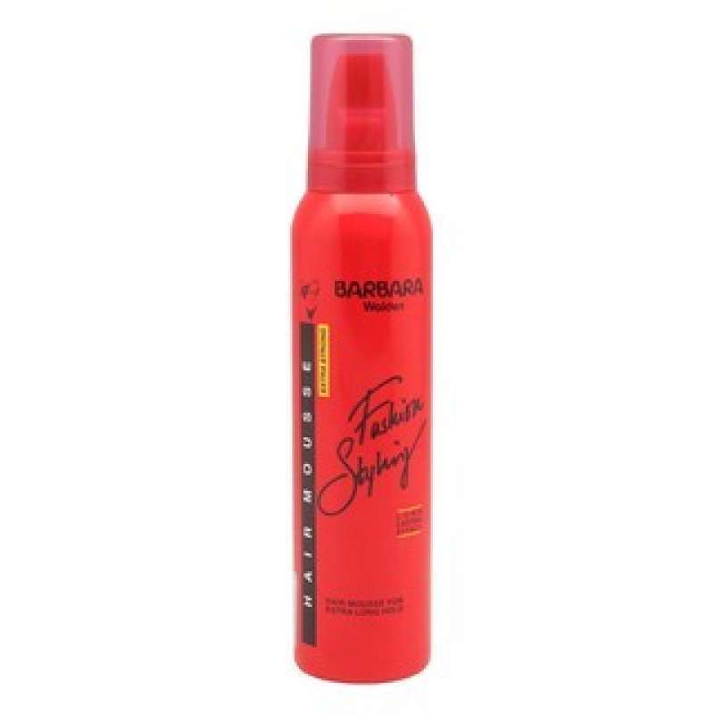 Jual Barbara Hair Mousse Extra Hold Foam 180ml Merah Di Seller Aghanim ...