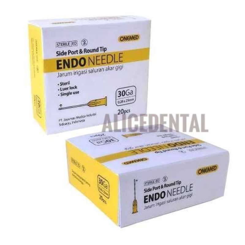 Jual Endo Needle 30g Sterile Onemed Steril Tip Irrigation Needle Tips ...