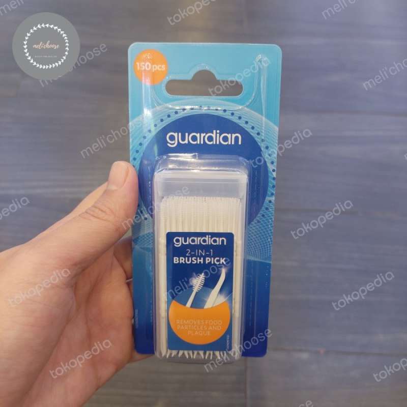 Jual Guardian Brush Pick 2-in-1 Removes Food Particles And Plaque Isi ...