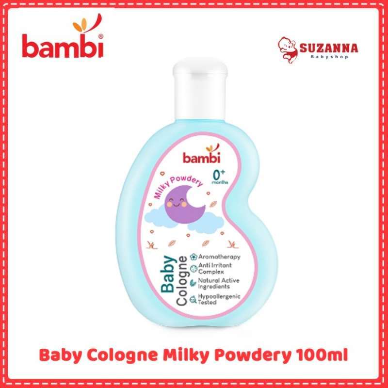 Jual Bambi Baby Cologne Milky Powdery 100ml Parfum Bayi Di Seller ...