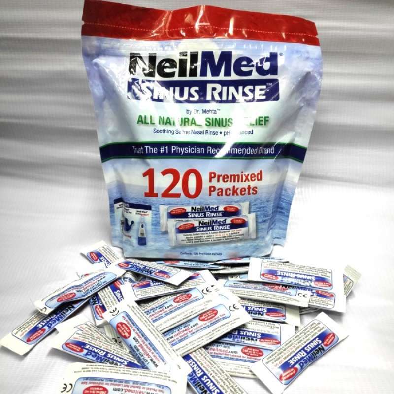 Jual Neilmed Sinus Rinse Premixed Packets Per 1 Box Isi 120pcs Import ...