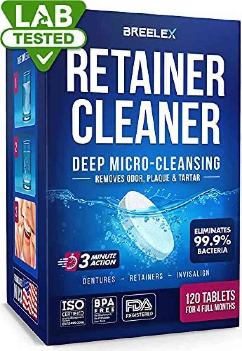 Jual Denture Cleaning Tablets - Retainer Cleaner For Aligner-120 Pack ...