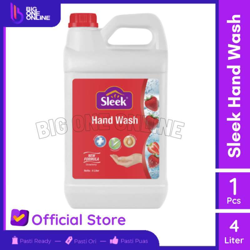 Jual Sleek Hand Wash 4 Liter Jerigen, Sabun Cuci Tangan 4l ...