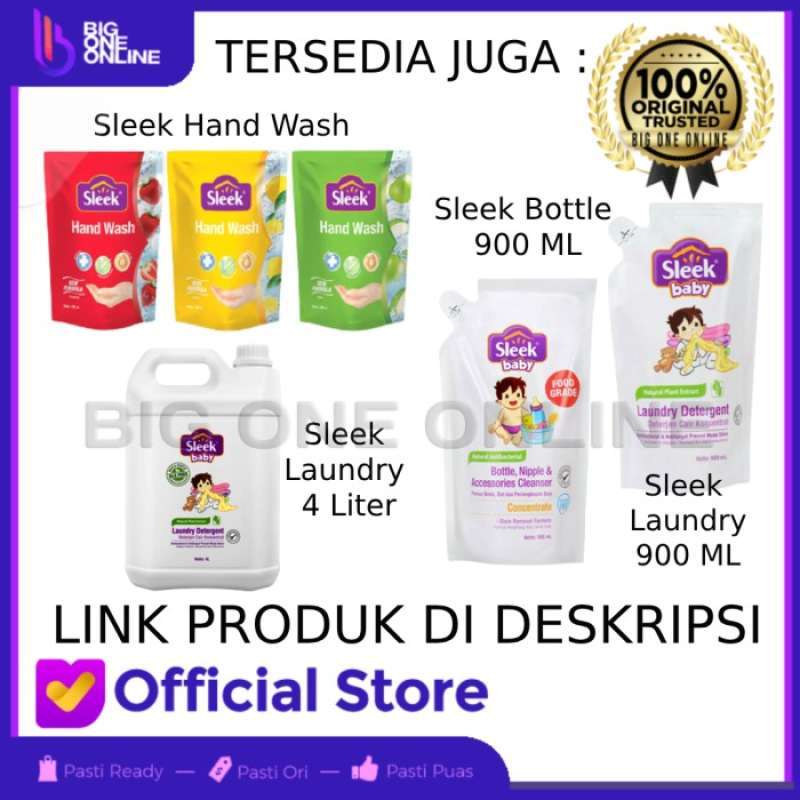 Jual Sleek Hand Wash 4 Liter Jerigen, Sabun Cuci Tangan 4l ...