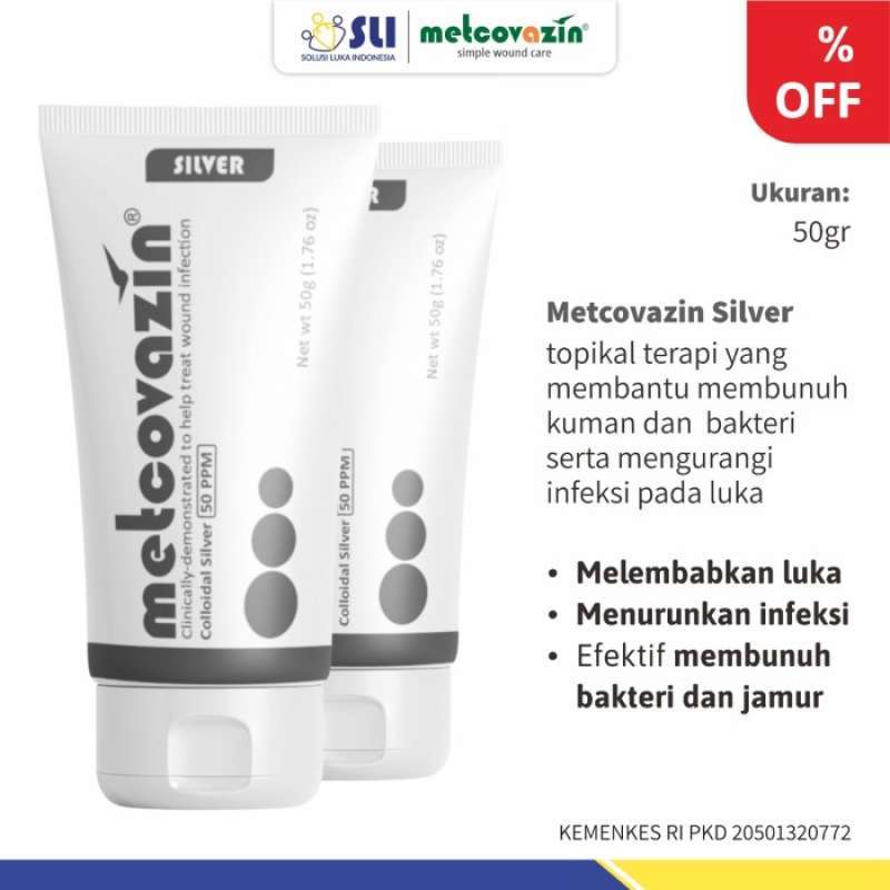 Jual Metcovazin Silver 50 Gr - Obat Salep Luka Infeksi Di Seller ...