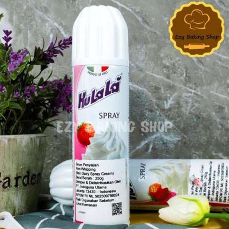Jual Best Hulala Whip Cream Spray 250gr - Whip Krim Langsung Pakai Di ...
