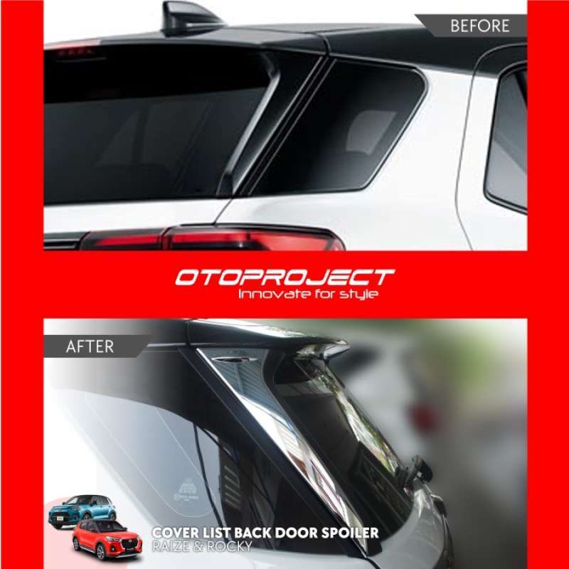 Promo Cover List Back Door Spoiler Raize / Rocky Terbaru - Chrome ...