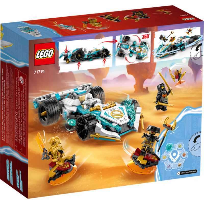 Jual Lego 71791 Ninjago Zane's Dragon Power Spinjitzu Race Car Di ...