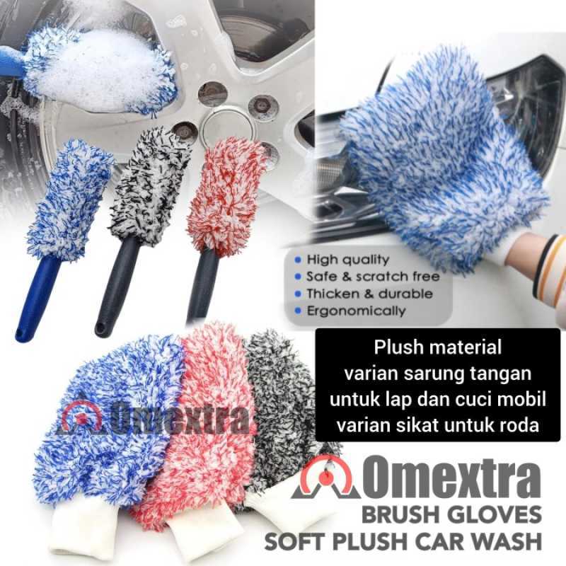 Promo Soft Plush Sarung Tangan Cuci Mobil Sikat Roda Ban Mobil Lap ...