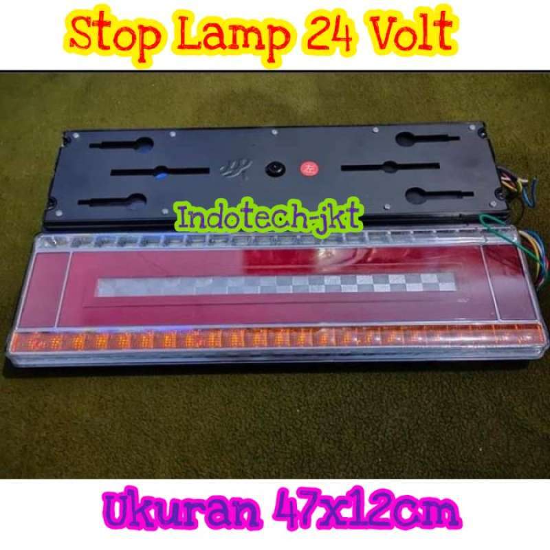 Promo Stop Lamp Truk 24 Volt Model Persegi New - Ukuran 41cm Diskon 27% Di Seller Dm Store's ...