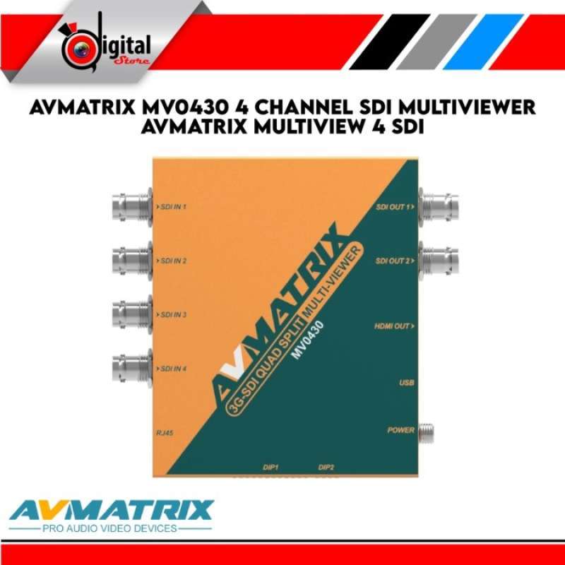 Promo Avmatrix Mv0430 4 Sdi Multiviewer - Avmatrix Multiview 4 Sdi Diskon 23% Di Seller Mettaria ...