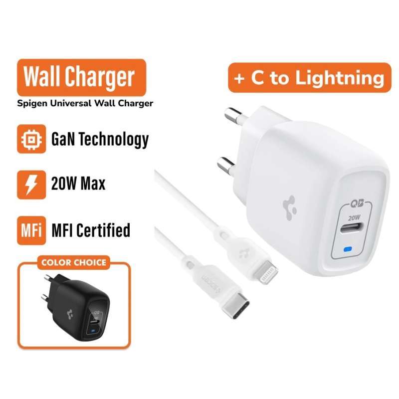 Promo Charger Adaptor Spigen Powerarc Station Pro Type C Gan Fast ...