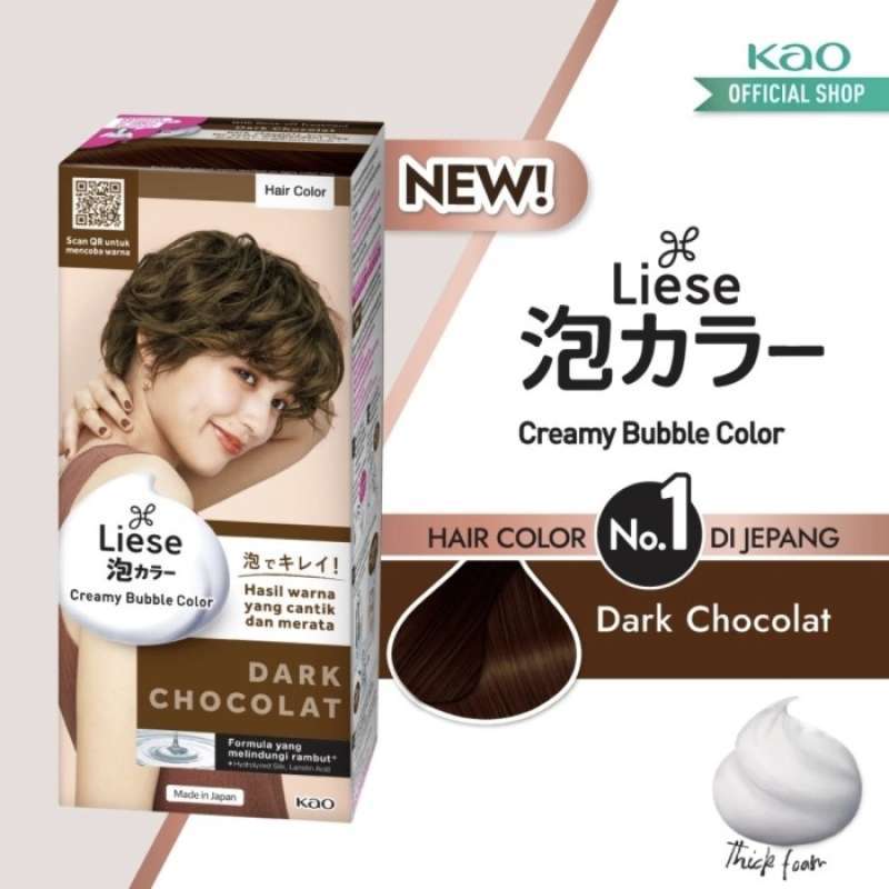 Jual Liese Creamy Bubble Hair Color - Rosetea Brown Di Seller Aghanim ...