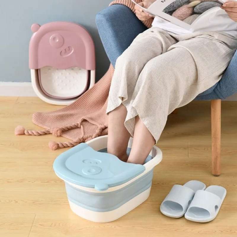 Jual Baskom Air Spa Pijat Rendam Pedicure Kaki Lipat Footbath Bucket ...