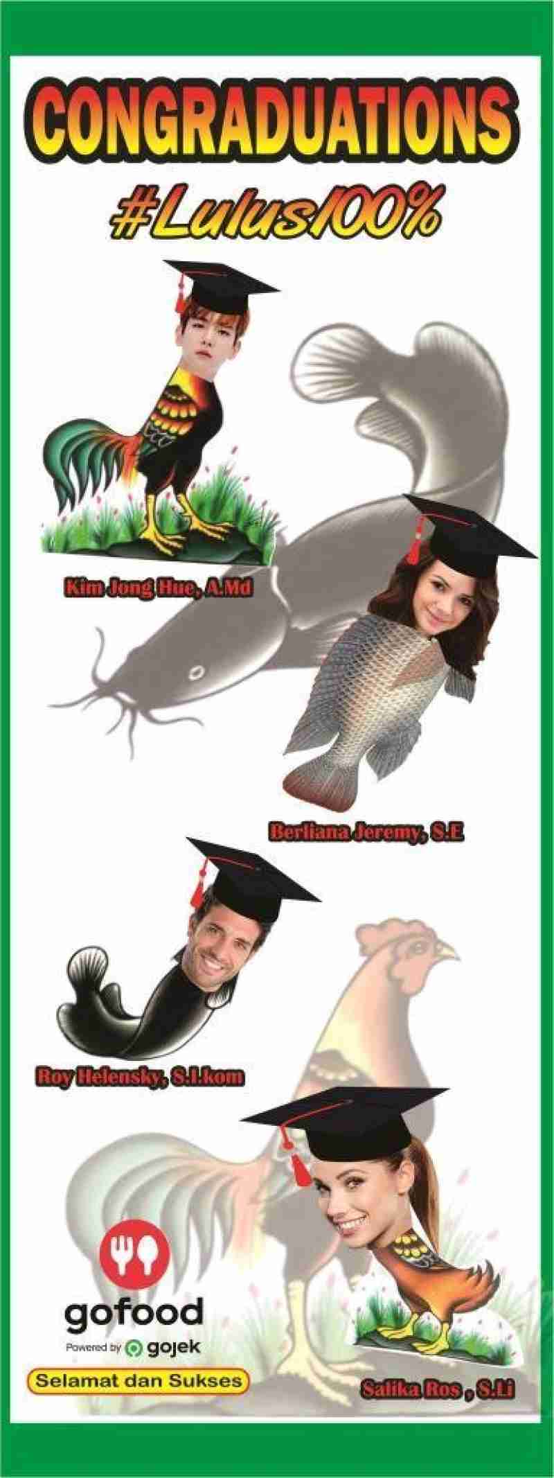 Jual X Banner Wisuda / Ulang Tahun /sidang / Wedding Design Pecel Lele ... Jual X Banner Wisuda / Ulang Tahun /sidang / Wedding Design Pecel Lele ...