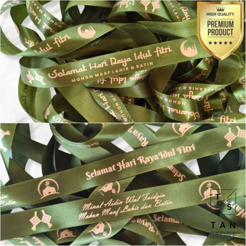 Jual Wrapping Pita Lebaran Selamat Hari Raya Idul Fitri Eid Mubarak Di ...