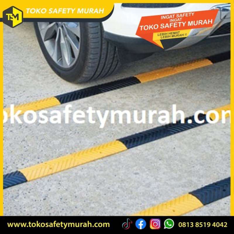 Jual Rubber Speed Hump Lebar 10 Cm / Speed Bumper Polisi Tidur Kejut ...