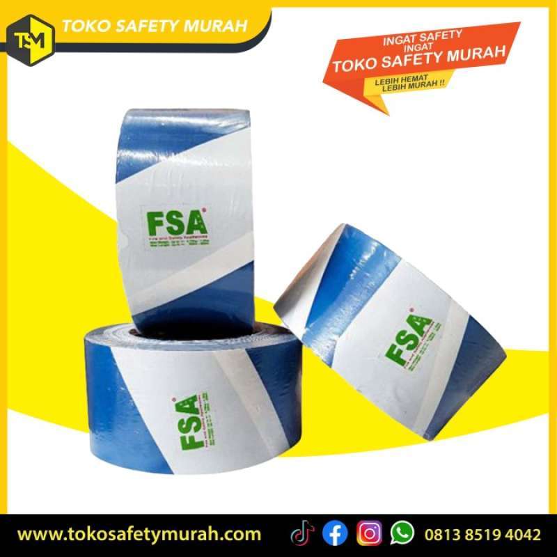 Jual Police Line Garis Polisi Barricade Biru Putih 3x300mtr Alat Safety ...