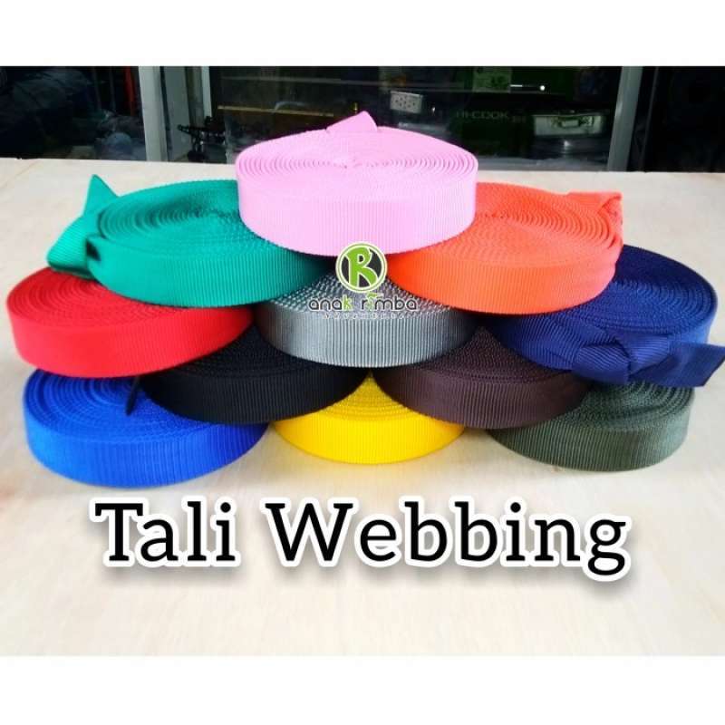 Jual Webbing Panjat Tubular 10 Meter Hitam L26 Lokal. Tali Safety Di ...