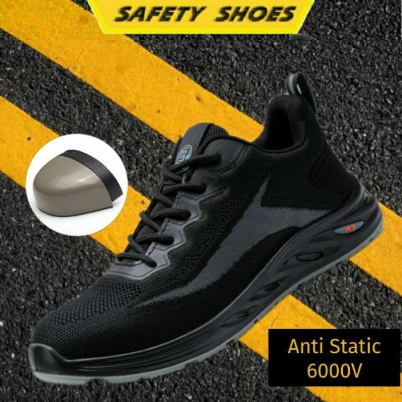 Jual Sepatu Safety Anti Static Safety Shoes Ringan Ujung Besi - 46 Di ...