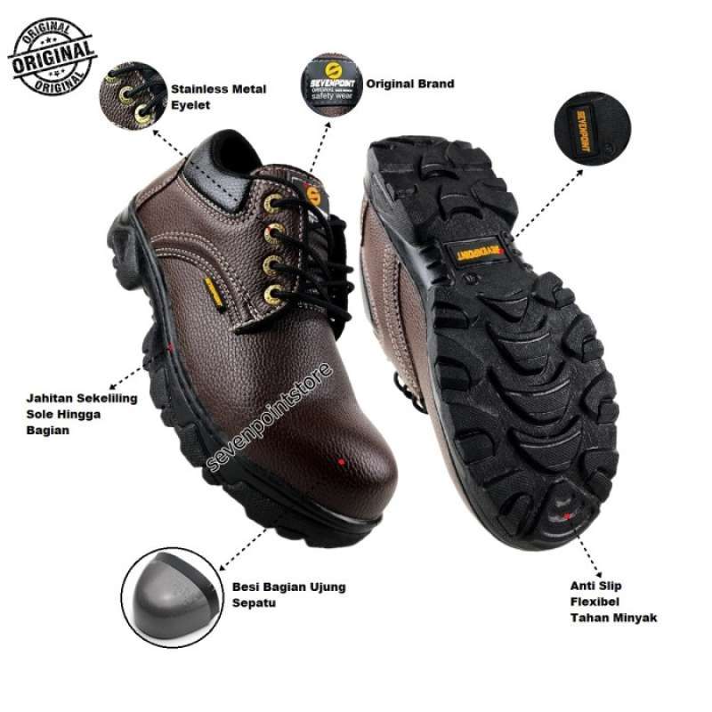 Jual Sepatu Safety Original Septi Pria Ujung Besi Sefty Shoes Septy ...