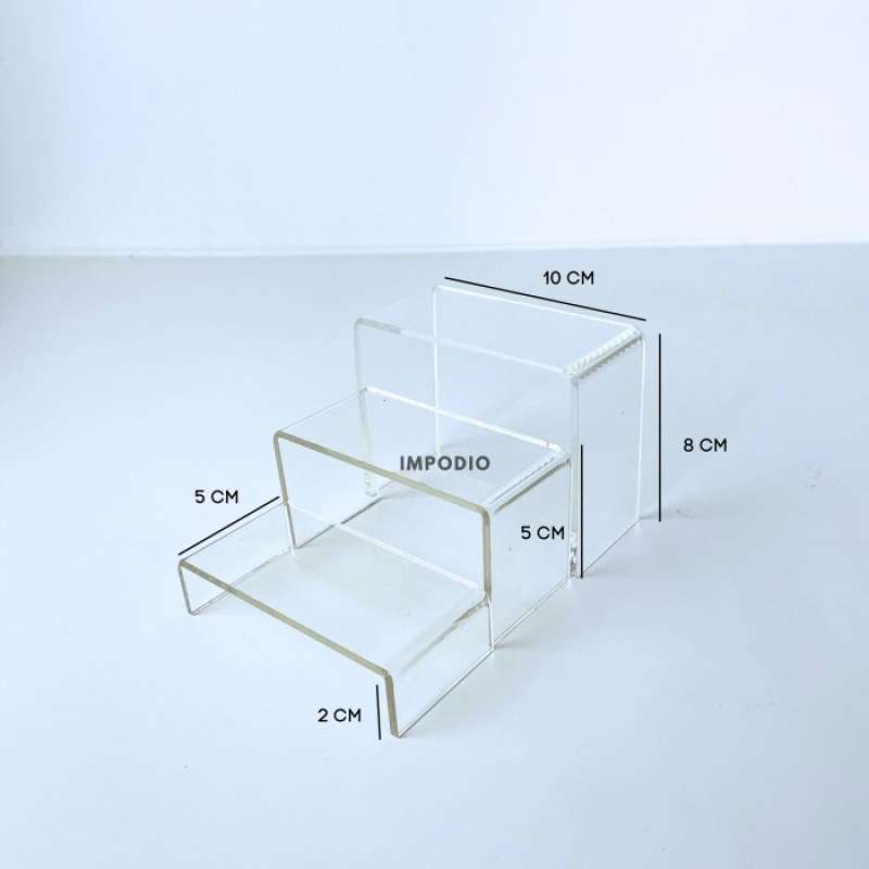 Jual Acrylic Tangga 3 Tingkat Impodio - Podium Display Foto Produk Di ...