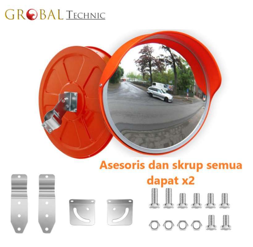 Jual Convex Mirror 100cm Kaca Cembung Safety Jalan Tikunga Noutdoor Di ...