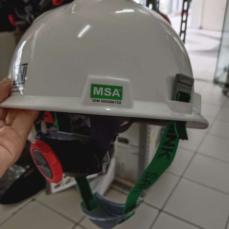 Jual Dijual Helm Safety Msa Full Set / Helm Kerja Proyek Warna Putih ...