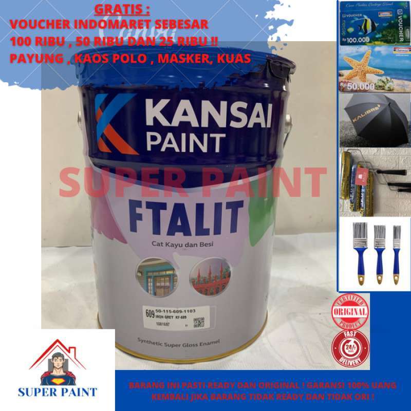 Jual Cat Ftalit 20kg - Cat Minyak Untuk Kayu Dan Besi (ready Semua ...