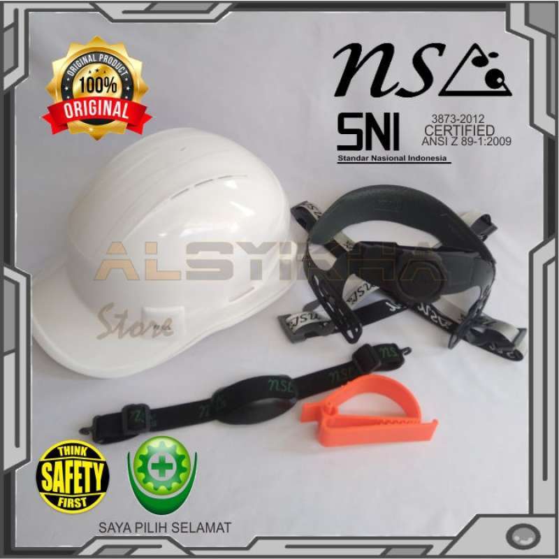 Jual Helm Proyek Safety Sni Nsa 811 Vented Fastrack Putar Tali Dagu ...