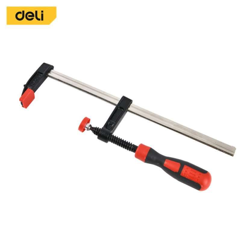 Jual Deli Heavy Duty F Clamp / Klem Catok Jepit Kayu Ukuran Lengkap ...