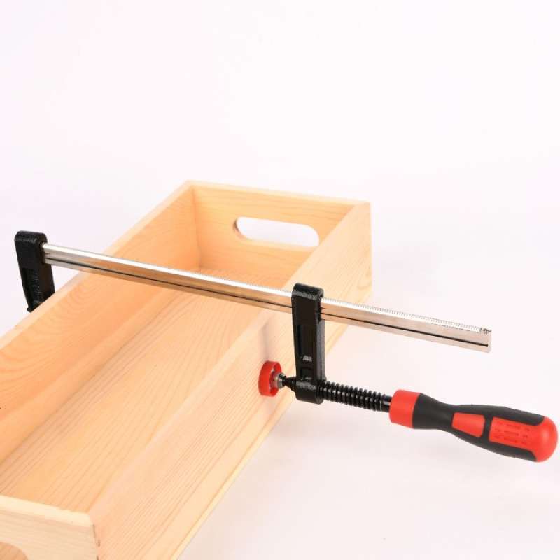 Jual Deli Heavy Duty F Clamp / Klem Catok Jepit Kayu Ukuran Lengkap ...