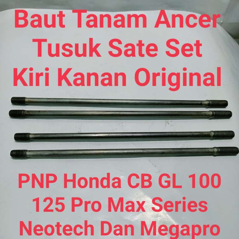 Jual Baut Ancer Sunduk Tusuk Sate Honda Cb 100 Cb 125 Gl 100 Gl 125 Gl Max Gl Pro Cdi Neotech Gl ...