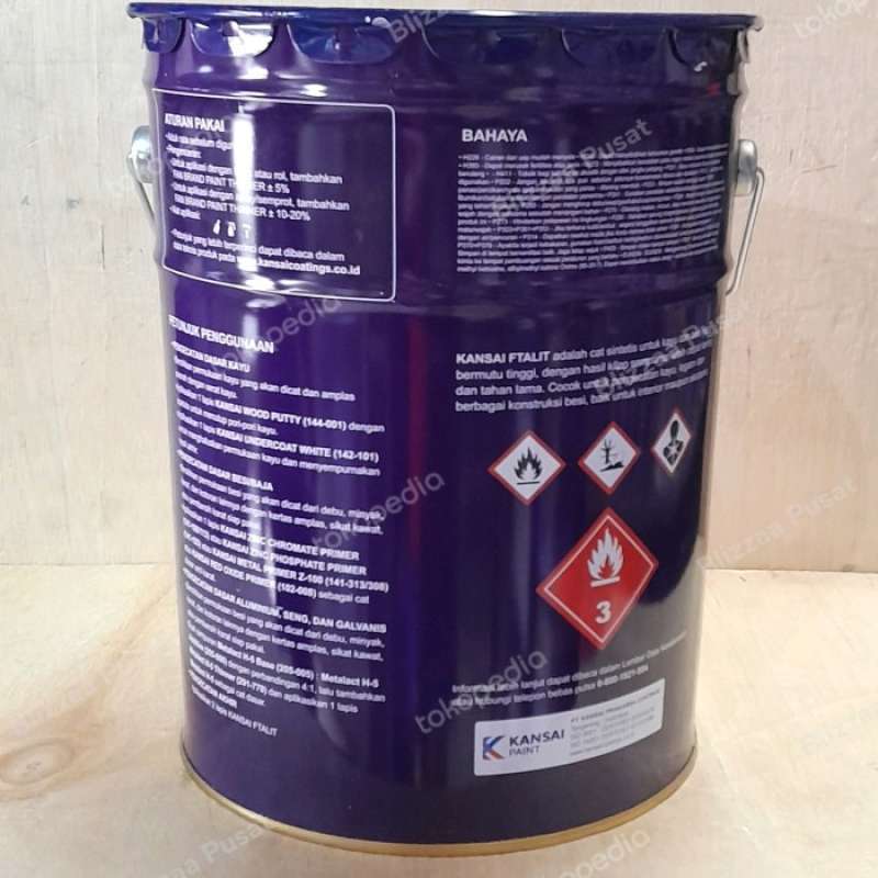 Jual Ftalit 20 Kg Pail Super White 731 & Warna 20kg Pail Kansai Paint ...