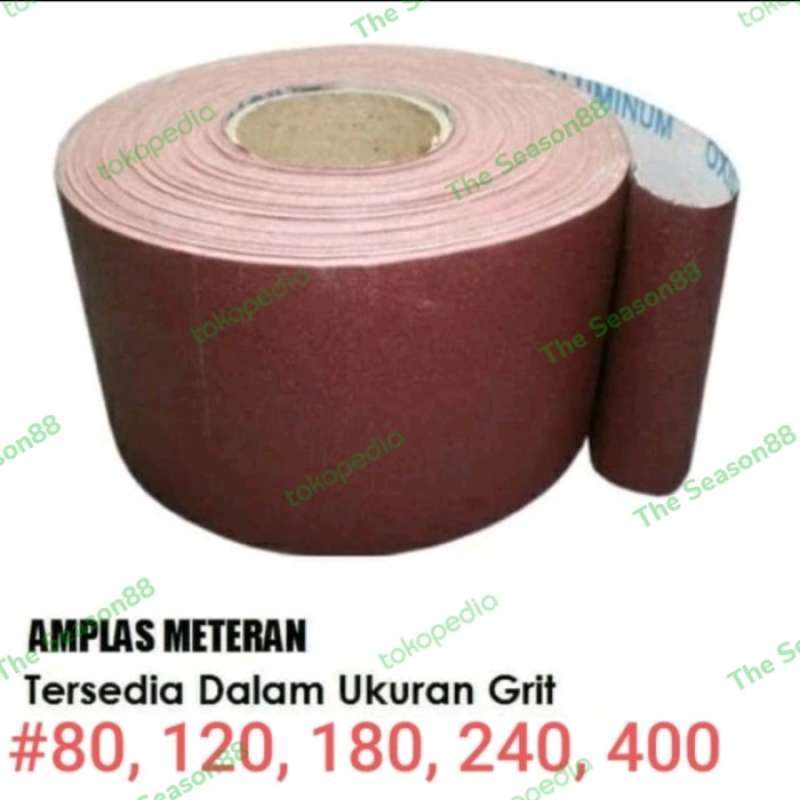 Jual Amplas Roll Soligen Amplas Gulung 50 Meter Grit 60 80 100 120 180 ...