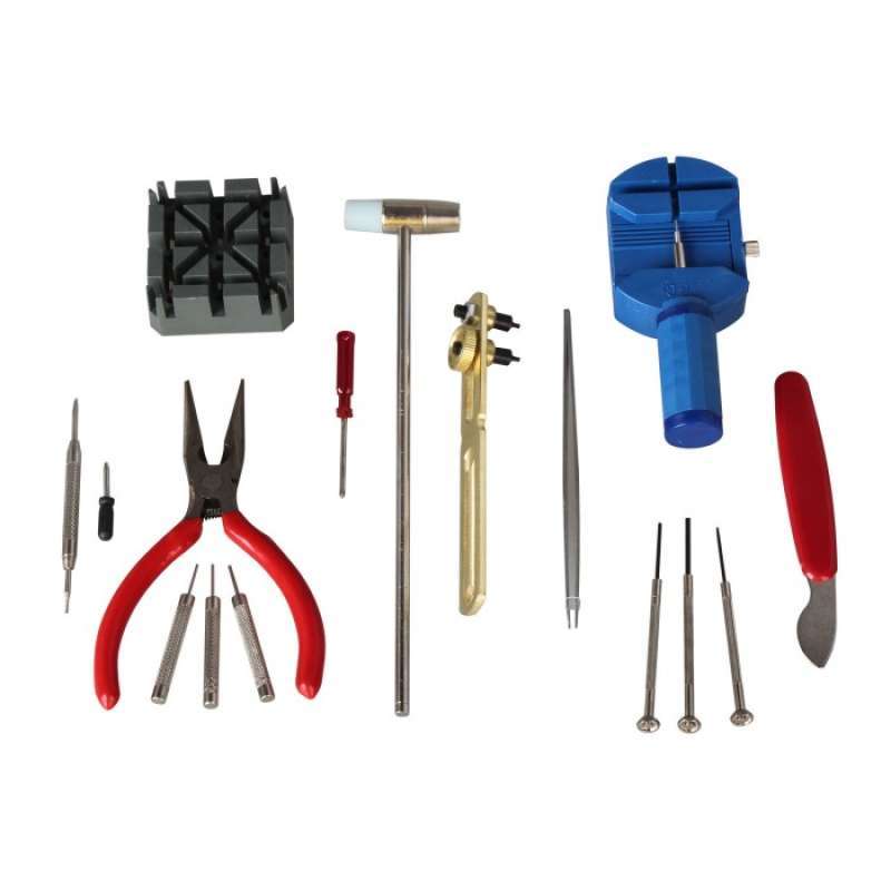 Jual Alat Set Service Jam Tangan Tools Kit Watch Pemotong Rantai Lepas ...
