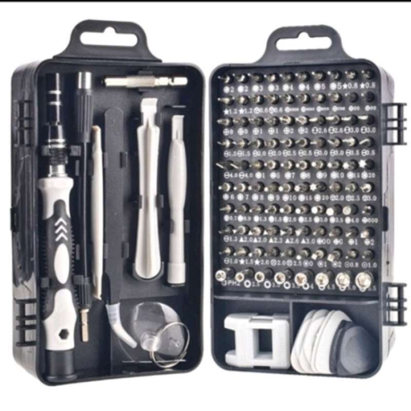 Jual Obeng Set Service Handphone Laptop Hp Elektronik Tool Set 115 In 1 ...