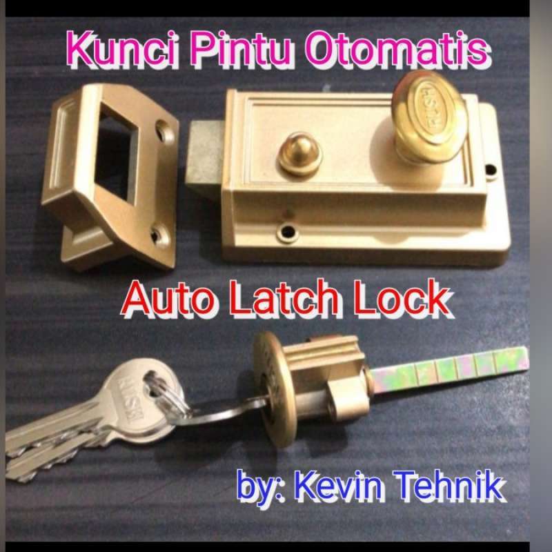 Jual Kunci Pintu Otomatis, Kunci Kodok Auto Lock, Rim Night Latch Di ...