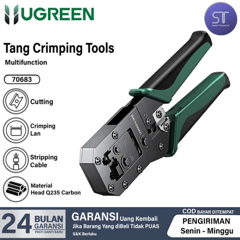 Jual Tang Crimping Tool 8p 6p Rj45 Rj11 Ugreen Alat Potong Kabel Lan ...