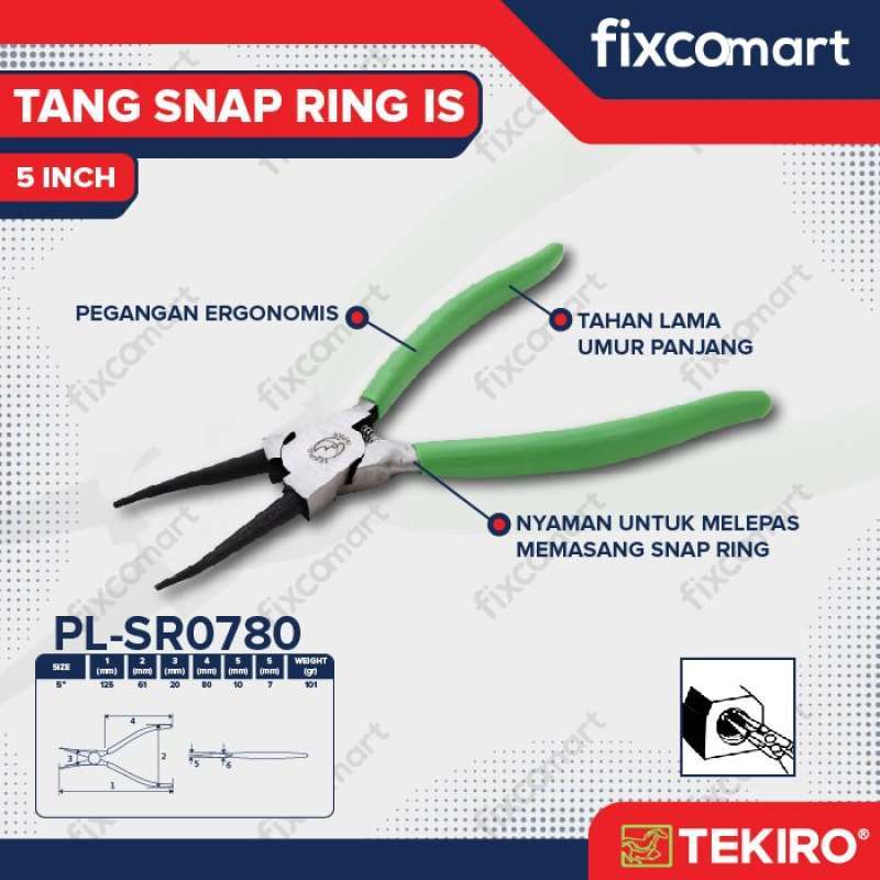 Jual Tekiro Tang Snap Ring Is 5 Inch (buka) Di Seller Aghanim ...