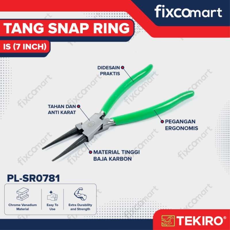 Jual Tekiro Tang Snap Ring Is 7 Inch / Snap Ring Lurus Buka Di Seller ...